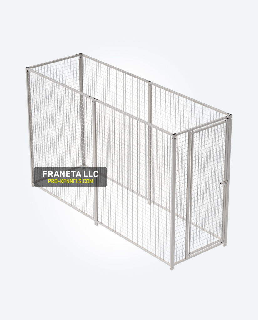 Single 5x4ft Galvanized Wire Mesh Dog Kennel – Pro Kennels