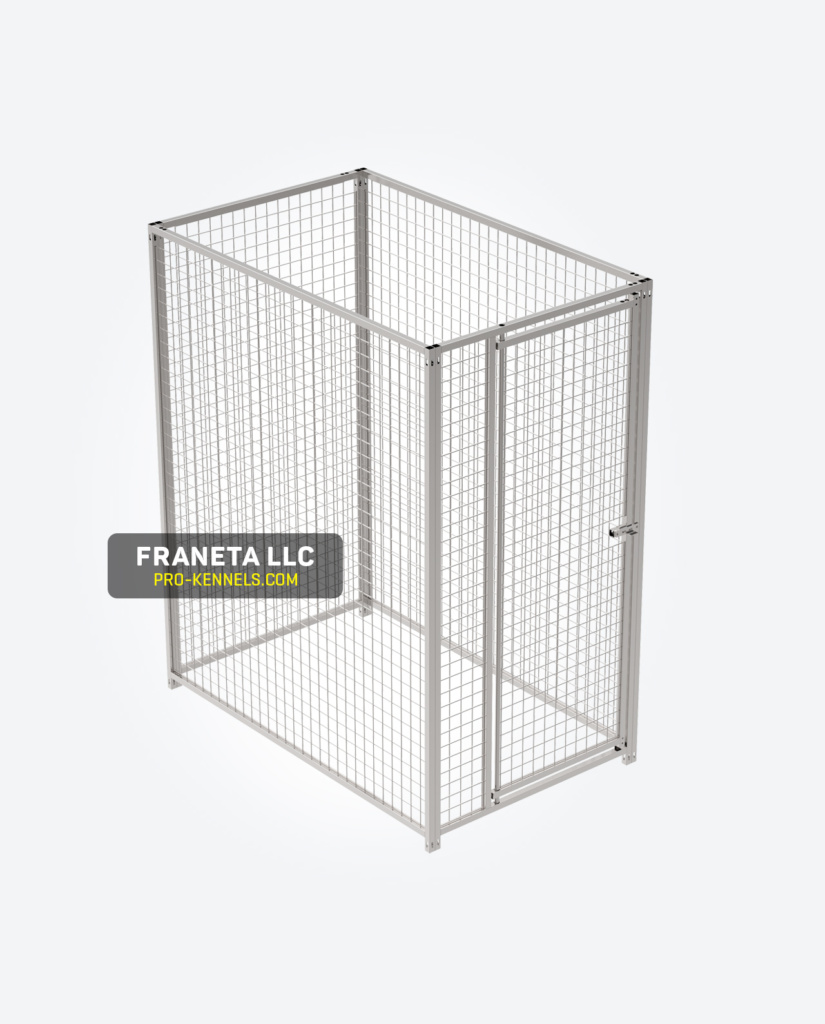 Single 5x4ft Galvanized Wire Mesh Dog Kennel – Pro Kennels
