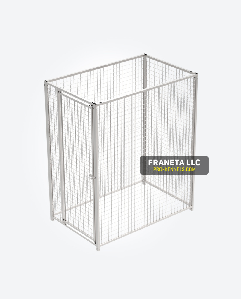 Single 5x4ft Galvanized Wire Mesh Dog Kennel – Pro Kennels